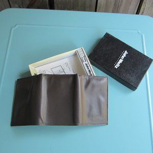 John Weitz | Bags | New Mens Brown John Weitz Collection Trifold Wallet ...